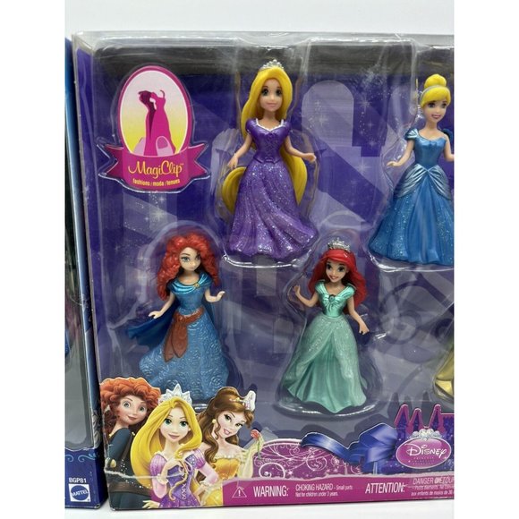 Mattel | Toys | Mattel Disney Princess Magiclip 8 Pc Doll Gift Set ...